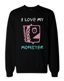 I Love My Monster Couple Sweatshirts Funny Matching Outfit for Couples ...