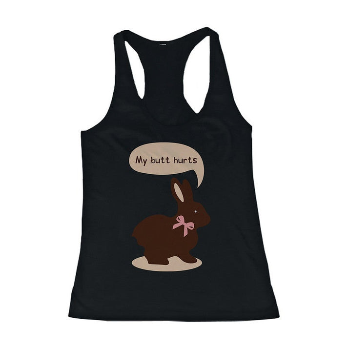Funny Easter Joke BFF Tanks Easter Bunny Chocolate Best Friend Tank ...