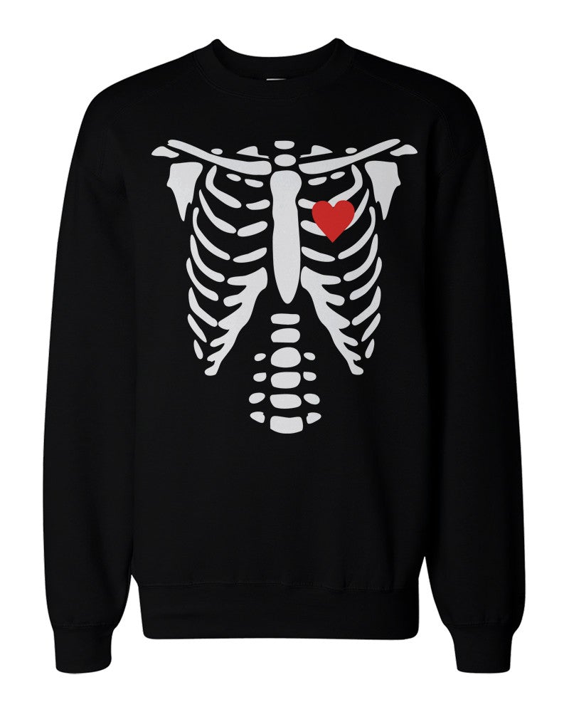 Skeleton Couple Sweatshirts Halloween Sweaters Fleece for Horror Night ...