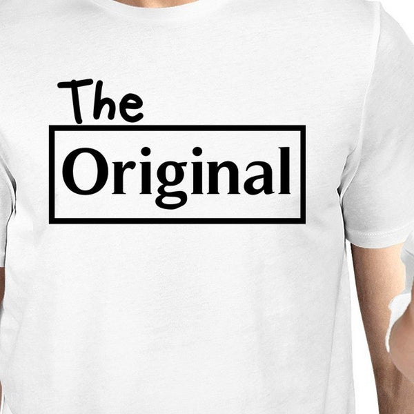 Original And Mini White Dad Baby Boy Shirts Funny Fathers Day Gifts ...