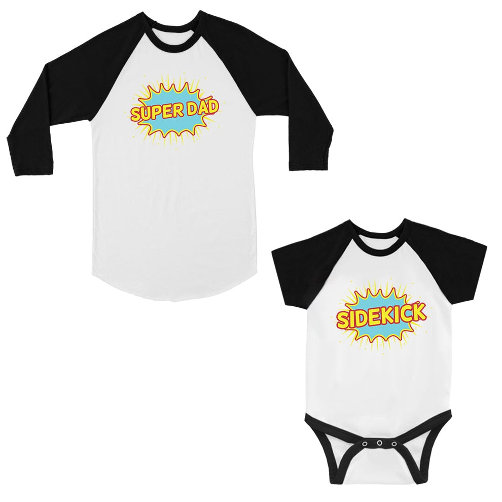 Super Dad Sidekick Dad Baby Matching Baseball Shirts | 365 In Love ...