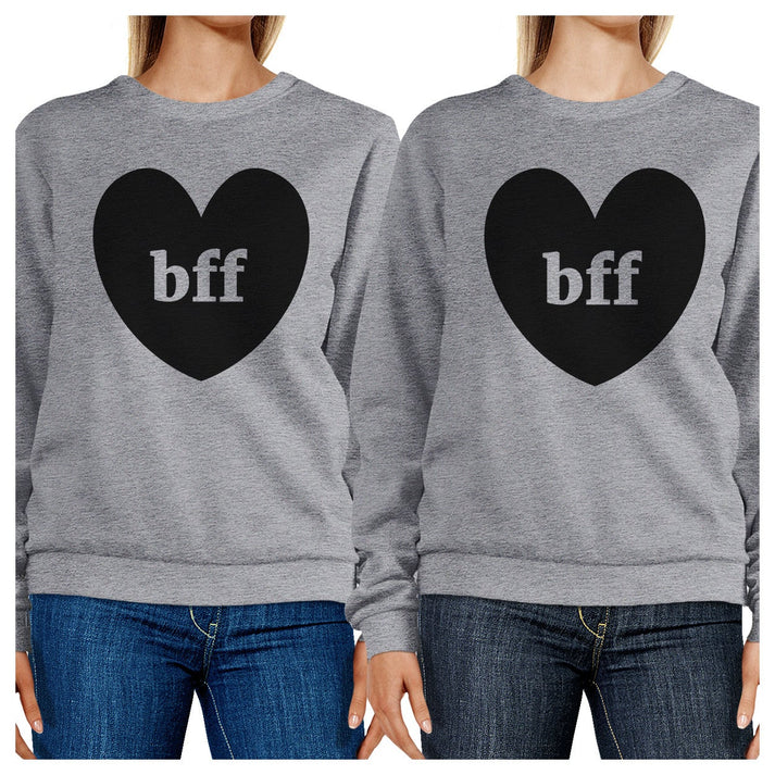 Bff Hearts BFF Matching Grey Sweatshirts | 365 In Love – 365 In Love ...