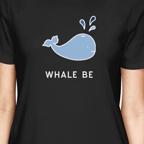Whale Be Friend Forever BFF Matching Graphic Tshirt Cotton Crewneck ...
